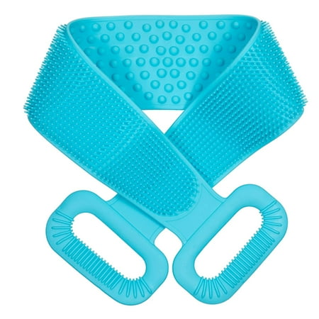 Extra Long 90Cm/36Inch Silicone Back Scrubber For Shower, Double Sided ...
