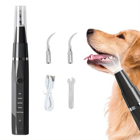 Ultrasonic Dog Teeth Cleaning Kit With LED Lamp For Pet, 5 Modes For ...