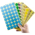 1600 Pieces Round Dot Stickers 1 Inch Diameter Round Color Coding ...