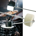 Bass Drum Beaters, Double Design, Felt & Plastic Beaters Head, Fit Bass ...