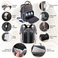 NUMBER ONE Diaper Bag Backpack, Large Travel Bag with Changing Station ...