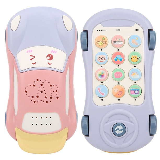 Baby Simulation Mobile Phone Kids Educational Cartoon Projector Car ...