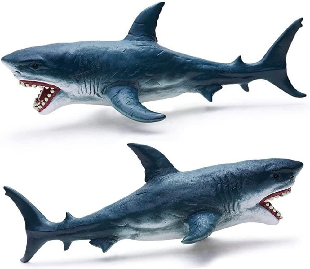 Great White Shark - Sea Life Action Figure Ocean Model Toy Set ...
