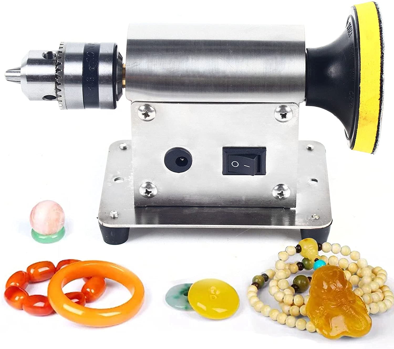 Miumaeov 90W Multi-Function Jewelry Polishing Machine 4500-9000 RPM ...