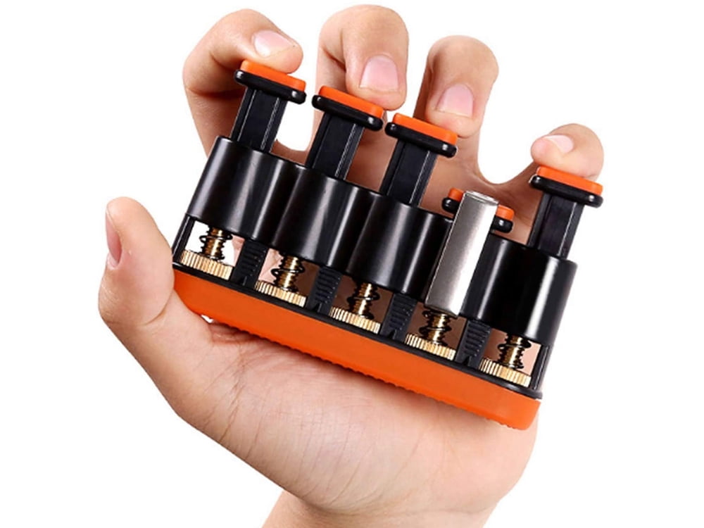 INTSUPERMAI Adjustable Finger Strengthener Guitar Finger Trainer ...