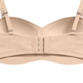 Bosfbaoi Women's Wireless Strapless Push Up Bra, Medium Support ...