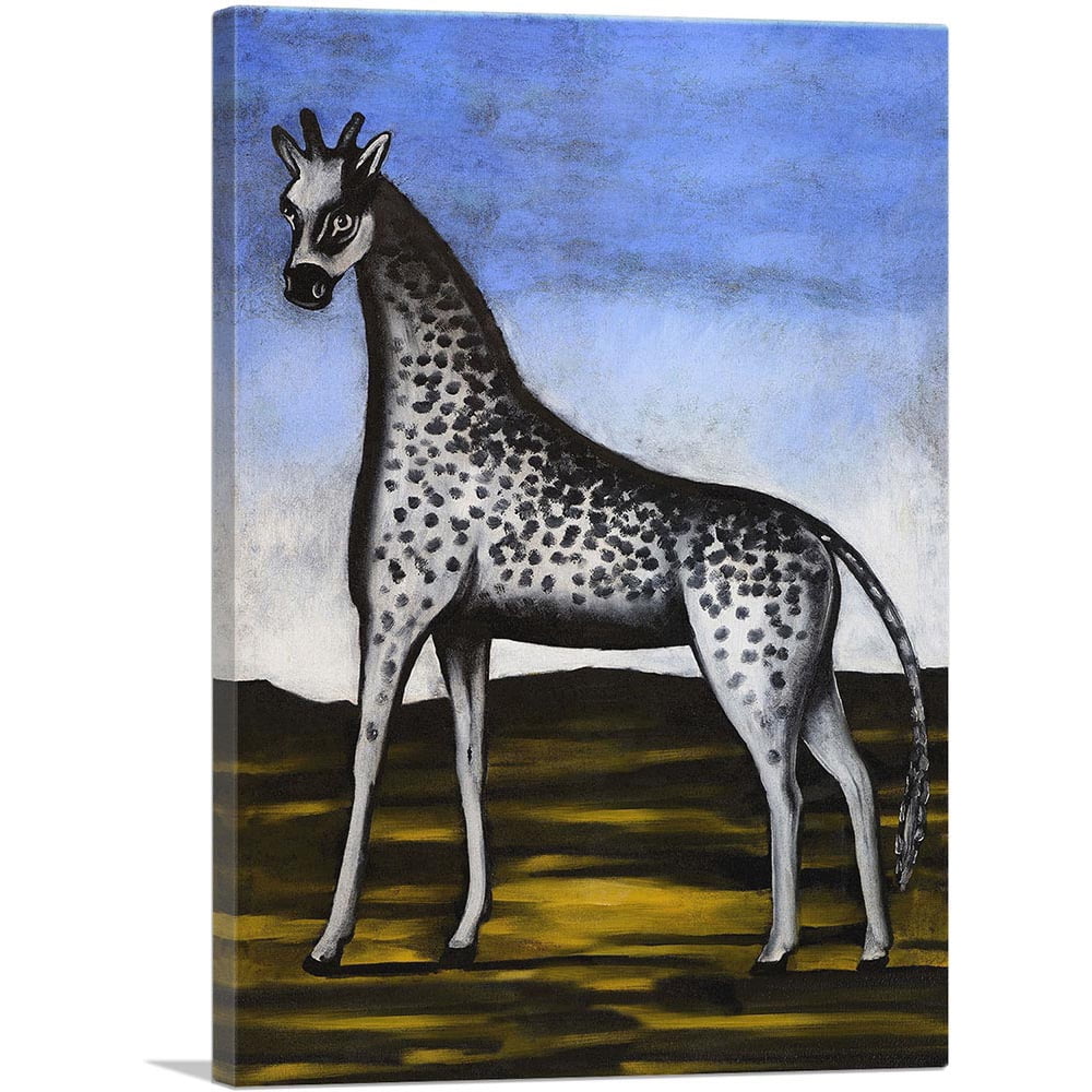 ARTCANVAS Giraffe 1900 Canvas Art Print by Niko Pirosmani - Size: 40" x ...