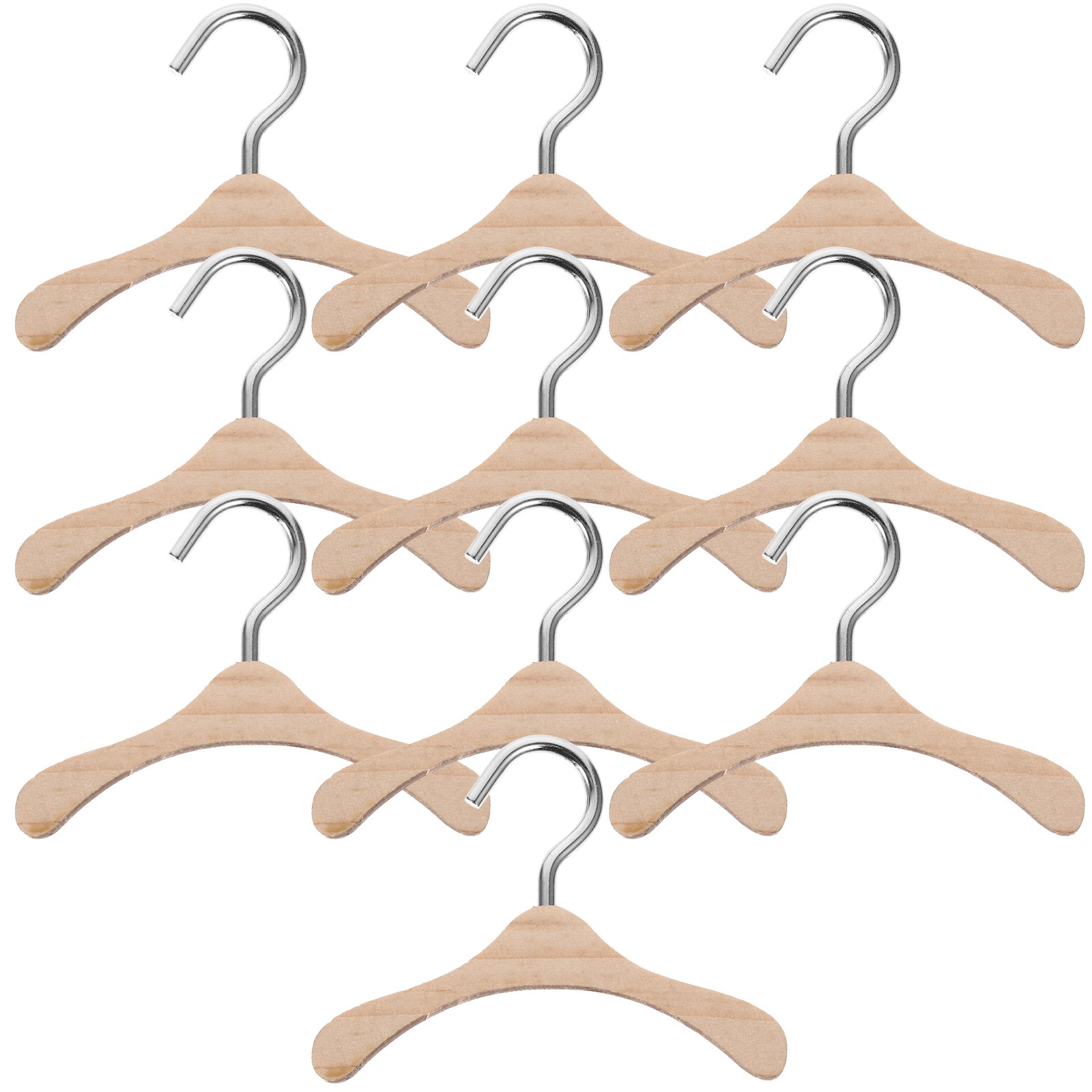 Click here for Kakowely 10pcs Wooden Hanger Bjd Dolls Hanger Wood... prices