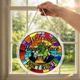 83 Piece Acrylic Puzzle Suncatcher, Double Sided Light Projection ...
