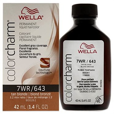 Wella Color Charm Permanent Liquid Haircolor - 8NW Light Natural Warm ...