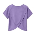 2026 Women's Reglan Cap Sleeve Tops Lightweight Plain Crewneck Athletic ...