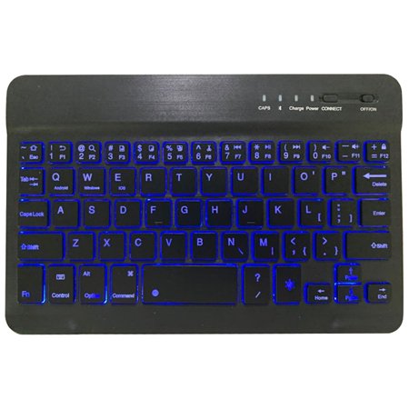 YSX Rechargeable Multicolor Backlit Wireless Keyboard Backlight For ...