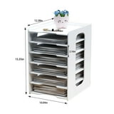 Natwind 7-Tier Office File Paper Organizer for Desk Desktop Letter Tray ...