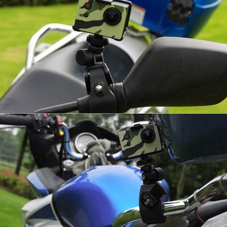 2 PCS Bicycle Camera Mount 360° Rotation Stand for Most GoPro Cameras ...