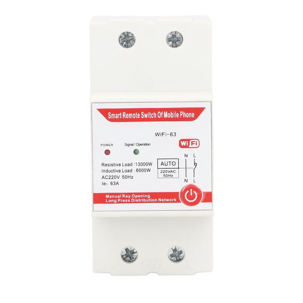 Circuit Breaker, AC 220V Remote Control Relay Switch Wide Coverage For ...