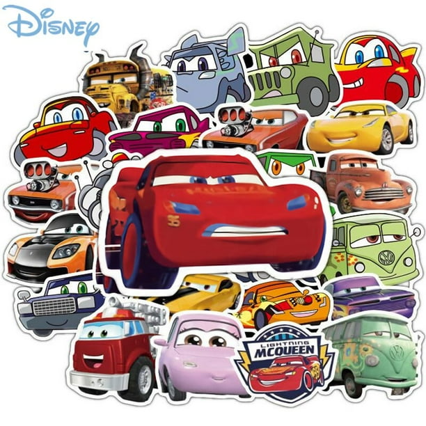 10/50Pcs Disney Pixar Cars Stickers Kawaii Lightning McQueen Laptop ...
