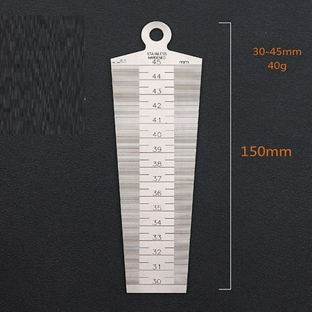 Double Wedge Feeler Gauge Taper Gauge Gap Ruler Metric Imperial ...