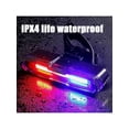 3pc Outdoor High Brightness COB Bicycle Taillight USB Rechargeable ...