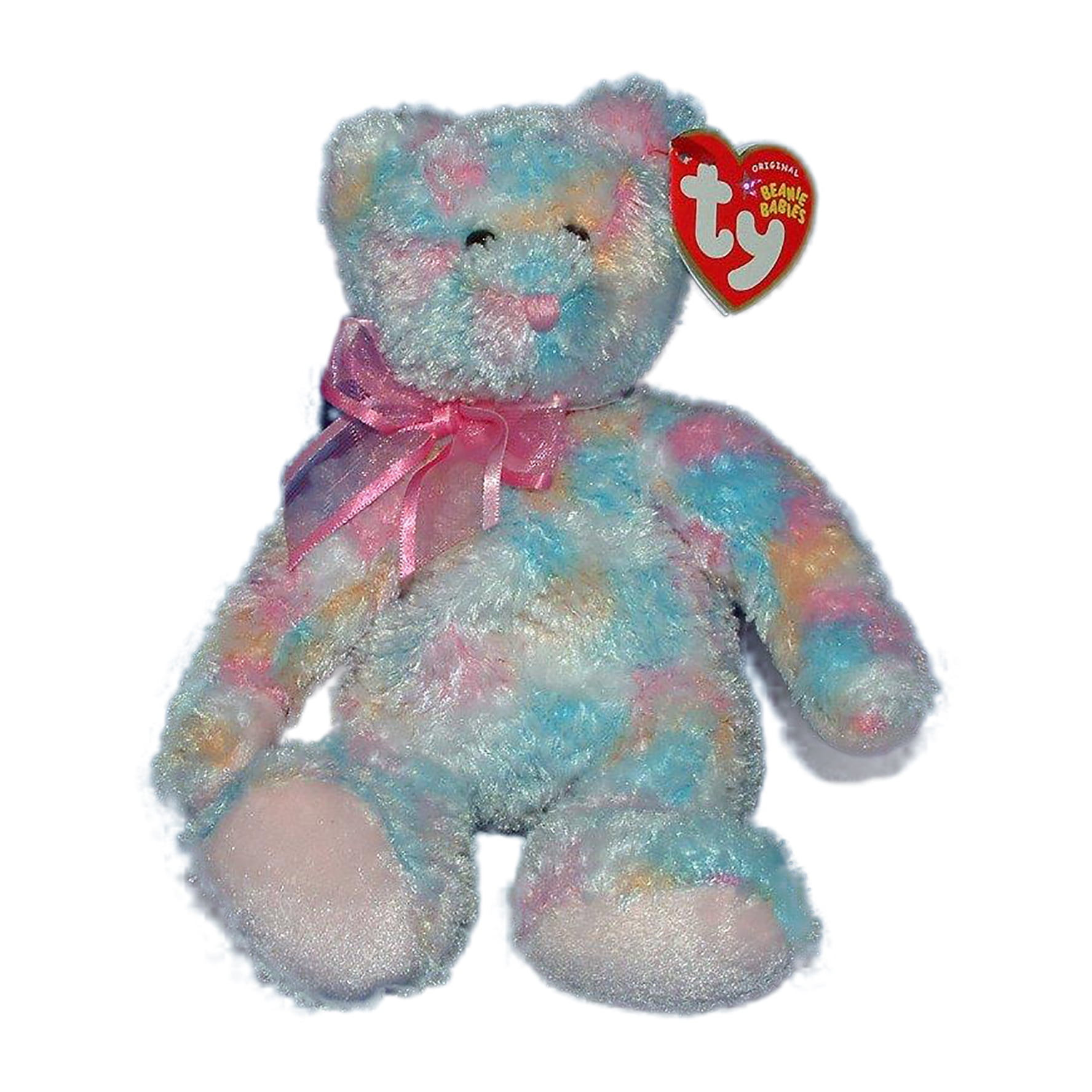 Ty Beanie Baby: Twirls the Bear | Stuffed Animal | MWMT's - Walmart.com