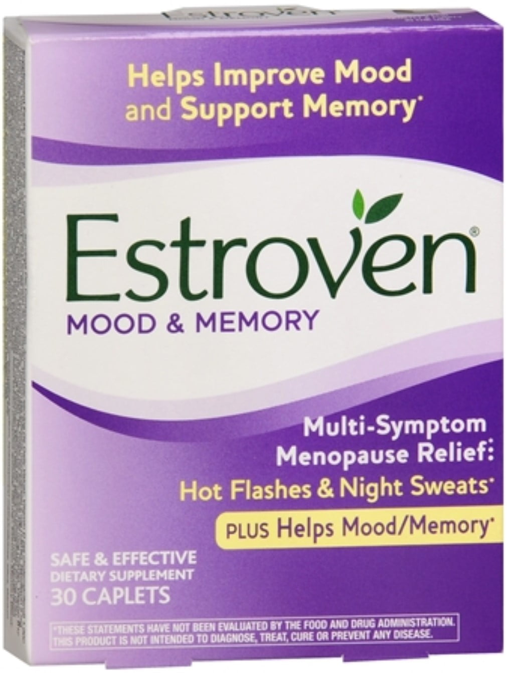 Estroven Plus Mood & Memory Caplets 30 Caplets (Pack of 2) - Walmart.com