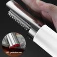 White Electric Fish Scale Remover Rechargeable 27.3X4.6X4.6Cm Powerful ...