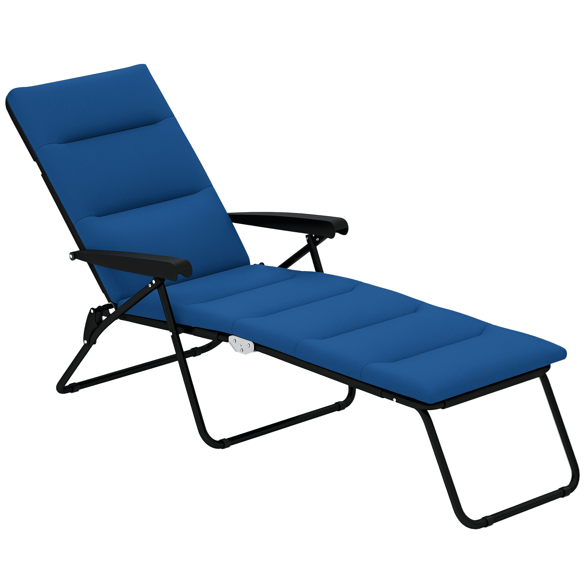 Click here for Outsunny Folding Lounge Chair W/ Cushion  Adjustab... prices