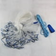 14FT Fishing Cast Net Bait Easy Throw Hand Cast Strong Nylon Trap Mesh ...