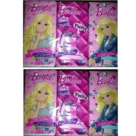Barbie - Two 6 Packs - 10 2-ply Pocket Tissues - Walmart.ca