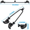 Tricep Rope Pulldown Attachment HAND ROPE-04, Extra Long Cable for Gym ...