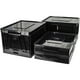 Storex Children Collapsible Plastic Storage Crates, Black - Walmart.com