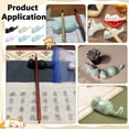 6Pcs 6 Colors Ceramics Cat Shape Calligraphy Brush Holder Mixed Color ...