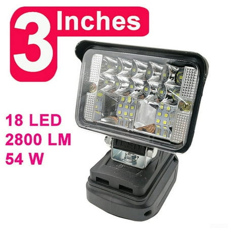 18V Li-ion LED Work Light Workshop Flashlights Torch Camping for Makita ...