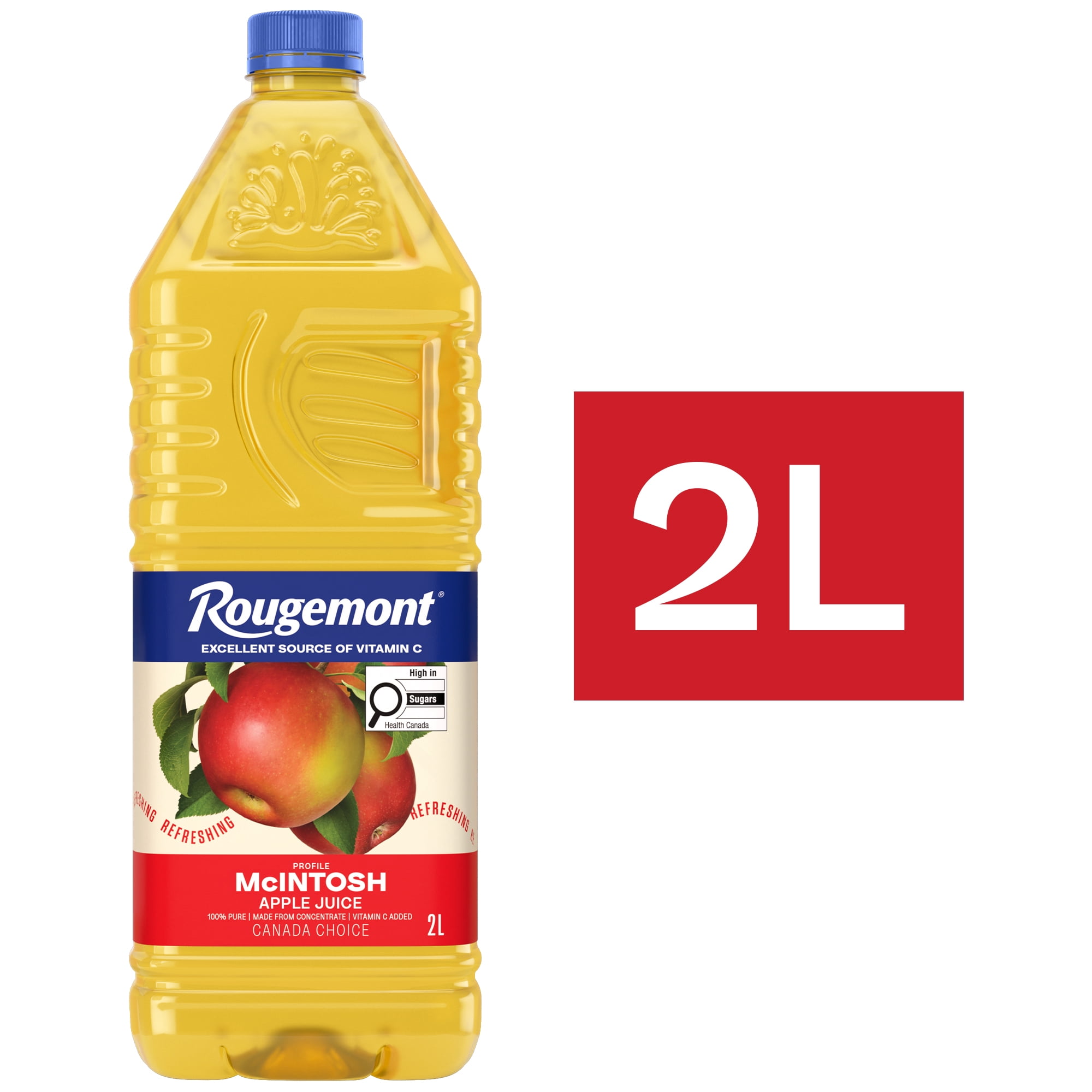 Rougemont 100% Pure McIntosh Apple Juice 2 L - Walmart.ca
