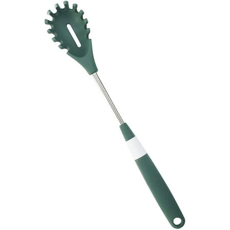 Pasta Spoon Fork,server Utensil,silicone Noodle Grabber,green | Walmart ...