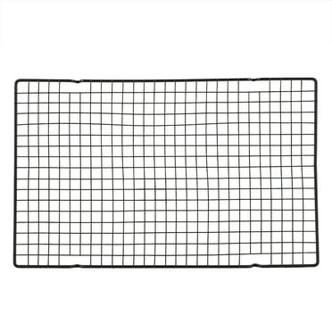 HUBERT® Mesh Pan Grate Rectangular Half Size Chrome-Plated Steel - 10"L ...
