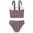 BZSMCE Swimsuit 2-Piece Tank Swimming Wear Quick Dry Bathing Suit-Pink ...