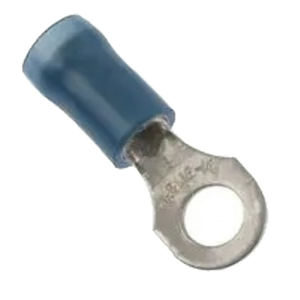 Pack of 10 RB14-8 Ring Tongue Terminal, M4, #8, 14 AWG, Sta-Kon RB ...