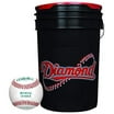 Diamond 6-Gallon Ball Bucket with 30 DOL-1 Official League Baseballs ...