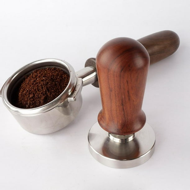 Coffee Powder Press Stainless Steel Flat Base Espresso Tamper for 5.8x9 ...