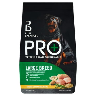 Pure Balance Chicken & Brown Rice Recipe Dry Dog Food, 30 lbs - Walmart.com