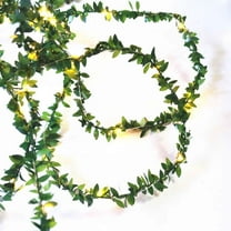Morttic 2M/5M/10M Tiny Green Leaf Copper Wire Led String Lights DIY ...