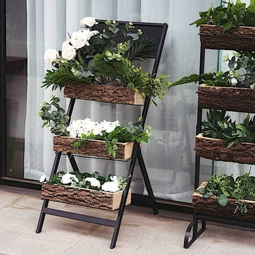 Deer Park Steel Large Flower Cart, Natural - Walmart.com