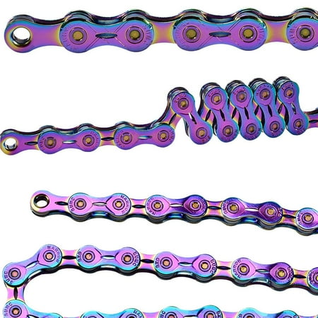 Mountain Bike Chain Road Bike Variable Speed Chain Hollow Cross Color ...