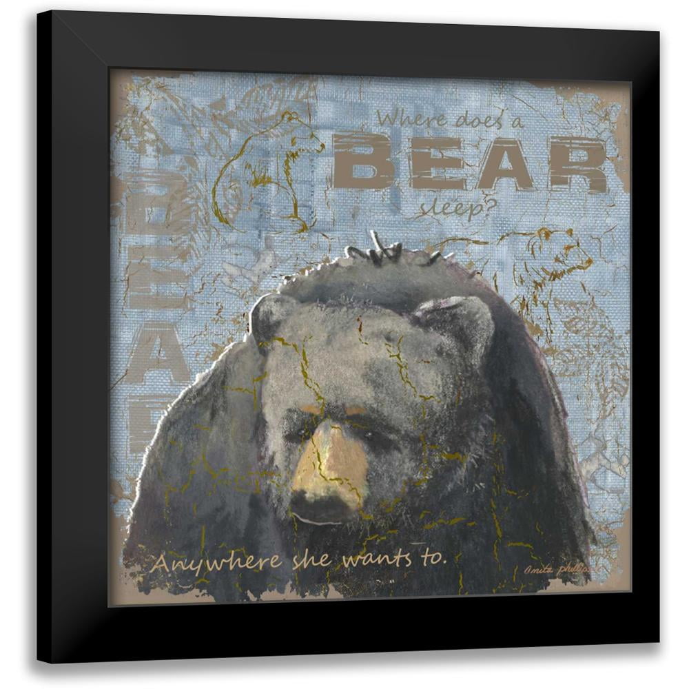 Phillips, Anita 20x20 Black Modern Framed Museum Art Print Titled ...