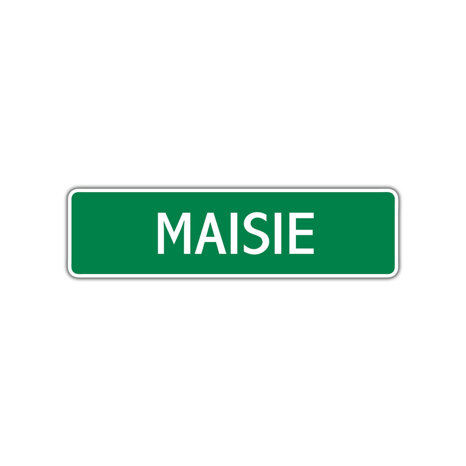 Maisie Girls Children Name Decoration Label Indoor Outdoor Unique Wall ...