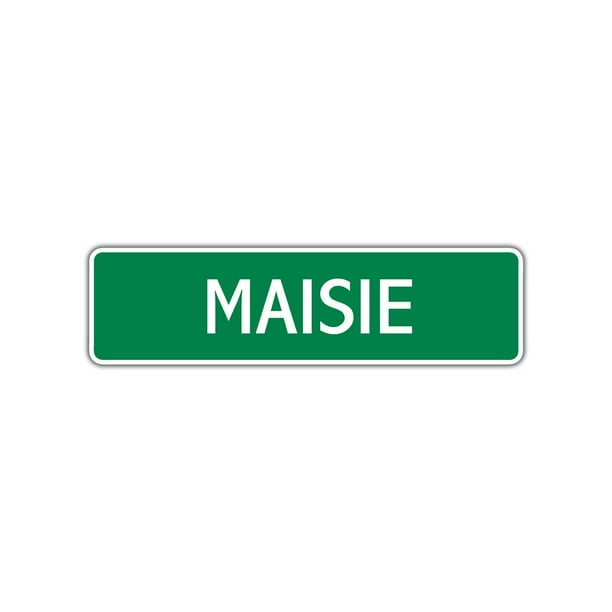 Maisie Girls Children Name Decoration Label Indoor Outdoor Unique Wall ...