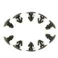 SPRING 10Pcs Fasteners Plastic Trim Clips For Nissan Qashqai Plastic ...