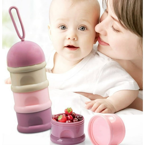 Stackable milk measuring box, 100% airtight, 3 compartments, Large ...