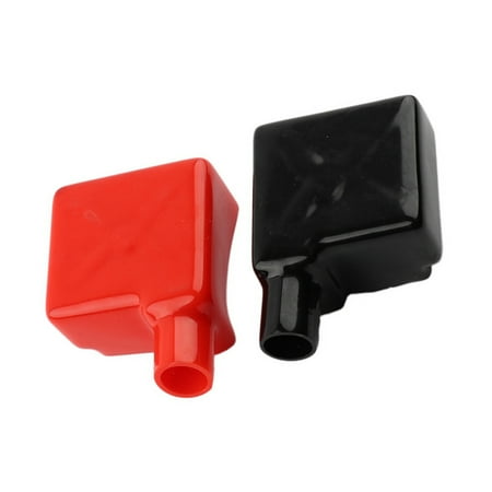 relayinert 1 Pair Automobile Battery Pole Cover Triangular Terminal Cap ...