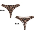 Custom Thongs for Women with Face Personalized Thong Womens Funny ...